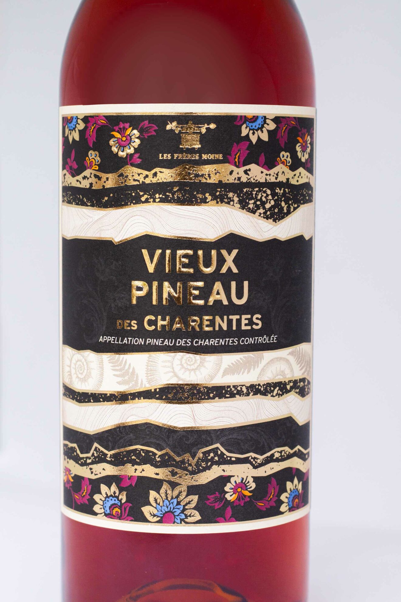 Étiquette Vieux Pineau des Charentes - ab graphisme - Aurélie Barbereau