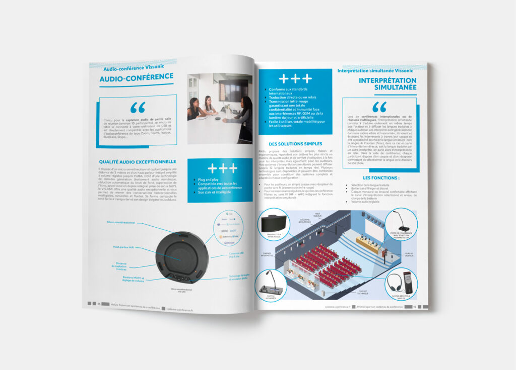 Logo et catalogue AVdis - ab graphisme - Aurélie Barbereau